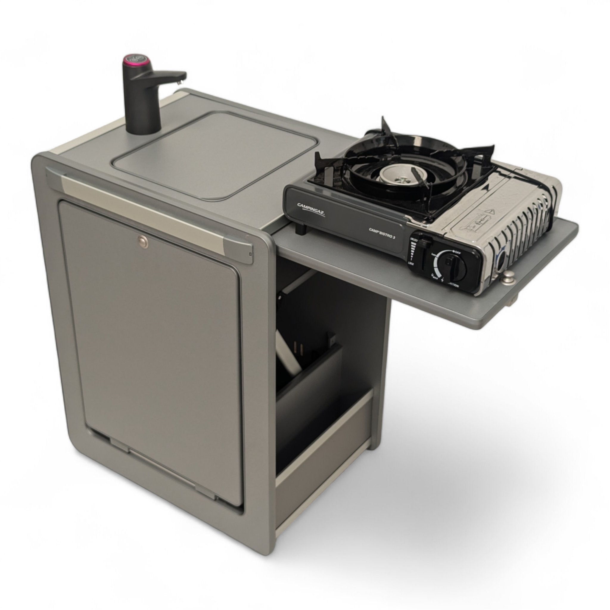 NEW Vangear Mini-Pod Campervan Kitchen Pod (Grey) gen2.2 – Vangear UK