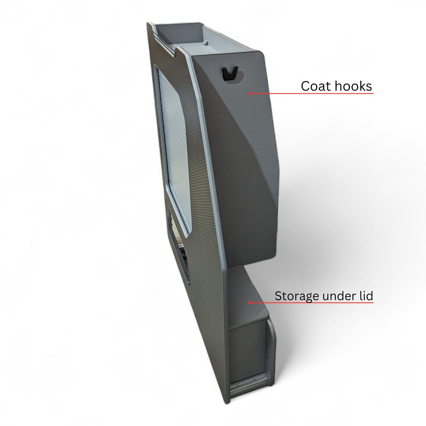 Rear-Pod (deeper version-panel vans) for full length system – Vangear UK